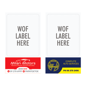 WOF / COF Overlay Labels – Orange Dog